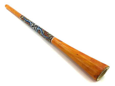 DIDGERIDOO NATURALNA DREWNIANA TRĄBKA JASNA (RĘKODZIEŁO, NATURALNY ...